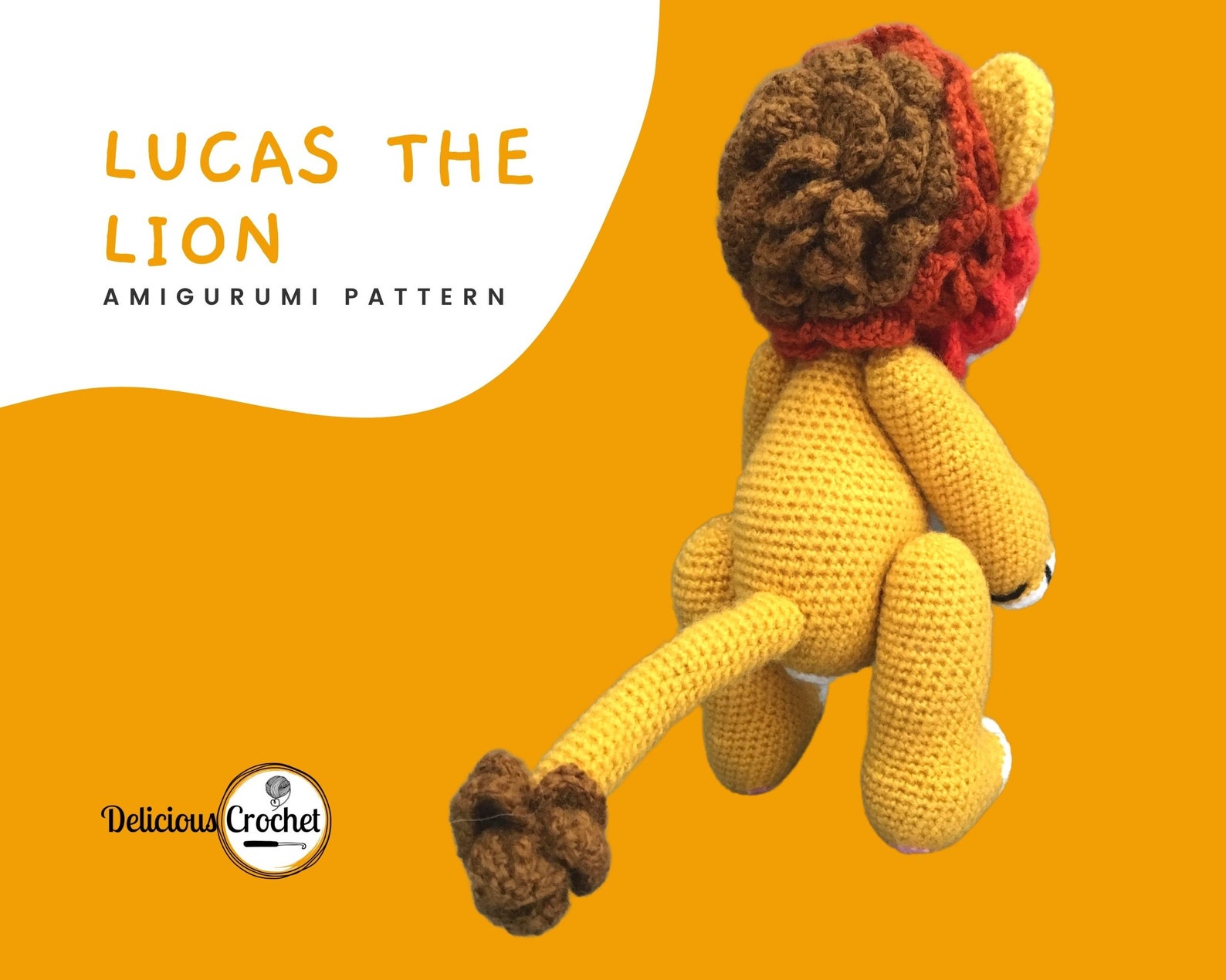 Amigurumi Pattern Crochet Lucas LION DIY Digital Instant - Etsy