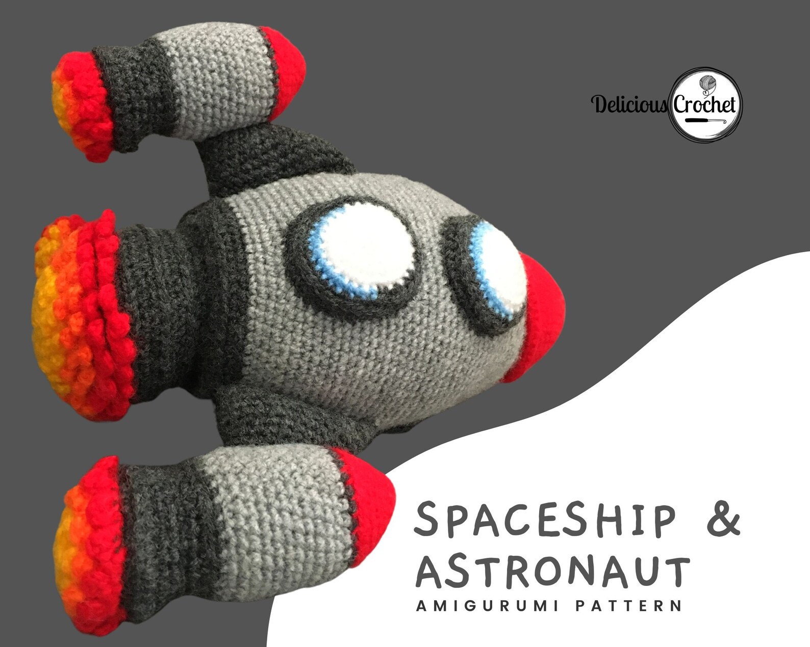 Amigurumi Pattern Crochet Spaceship and Astronaut DIY Instant Digital ...