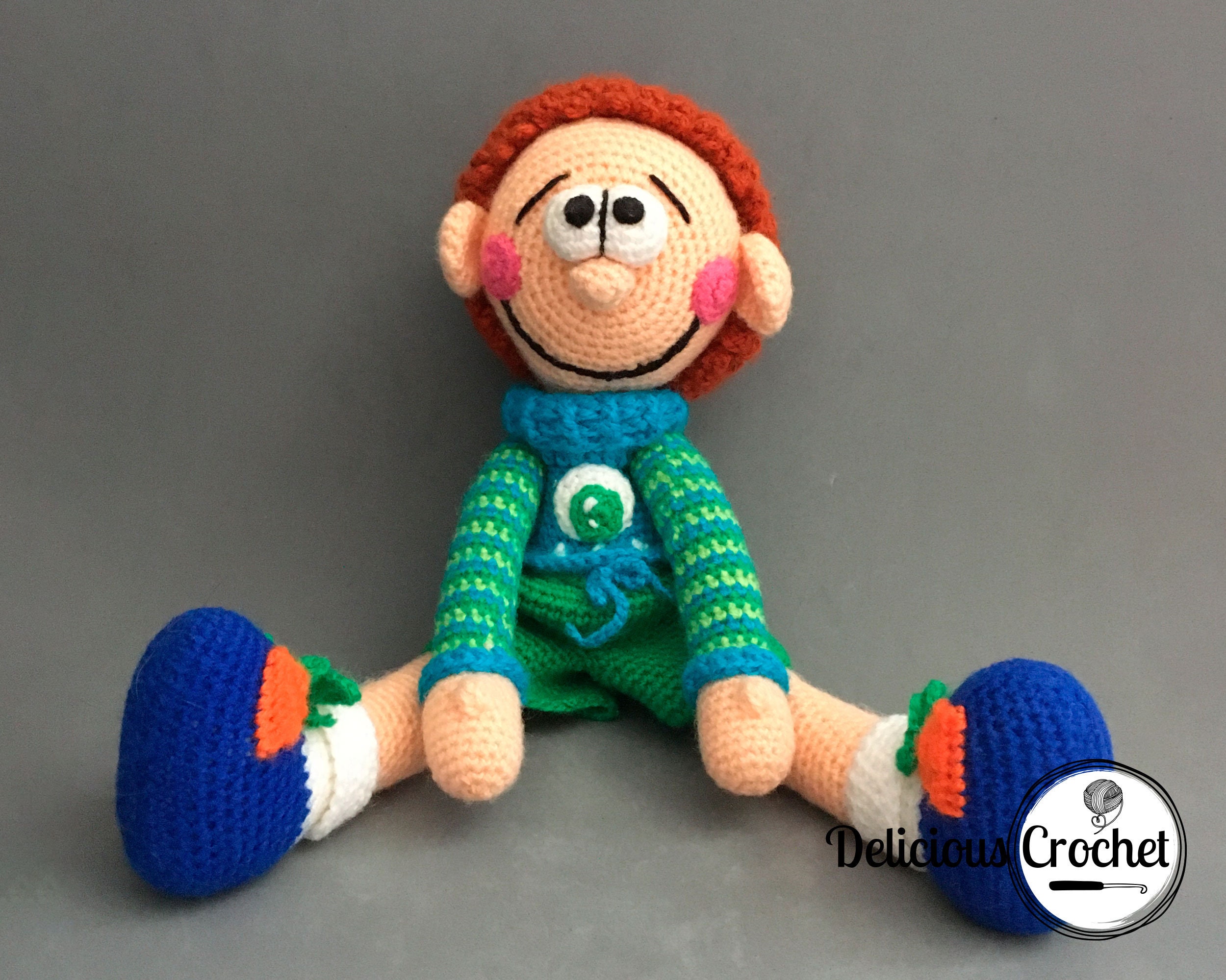 Amigurumi Pattern Crochet Boy Doll Male Toy Peter PDF English | Etsy