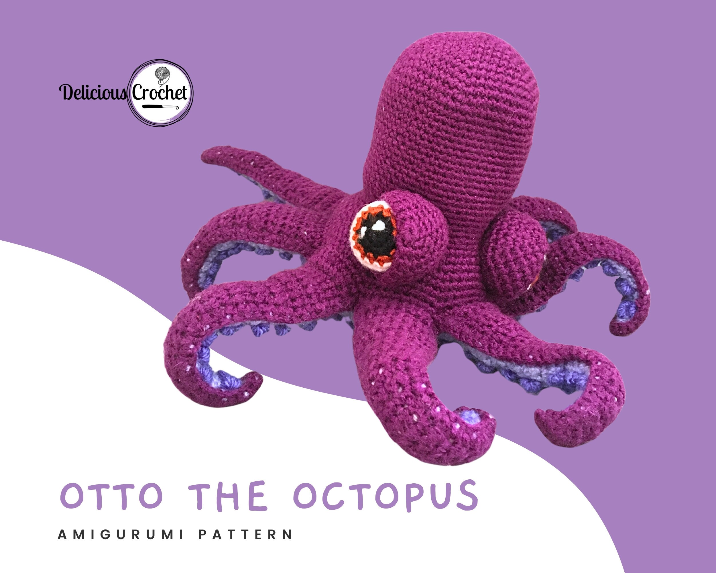 Amigurumi Pattern Crochet Otto Octopus DIY Digital Download - Etsy