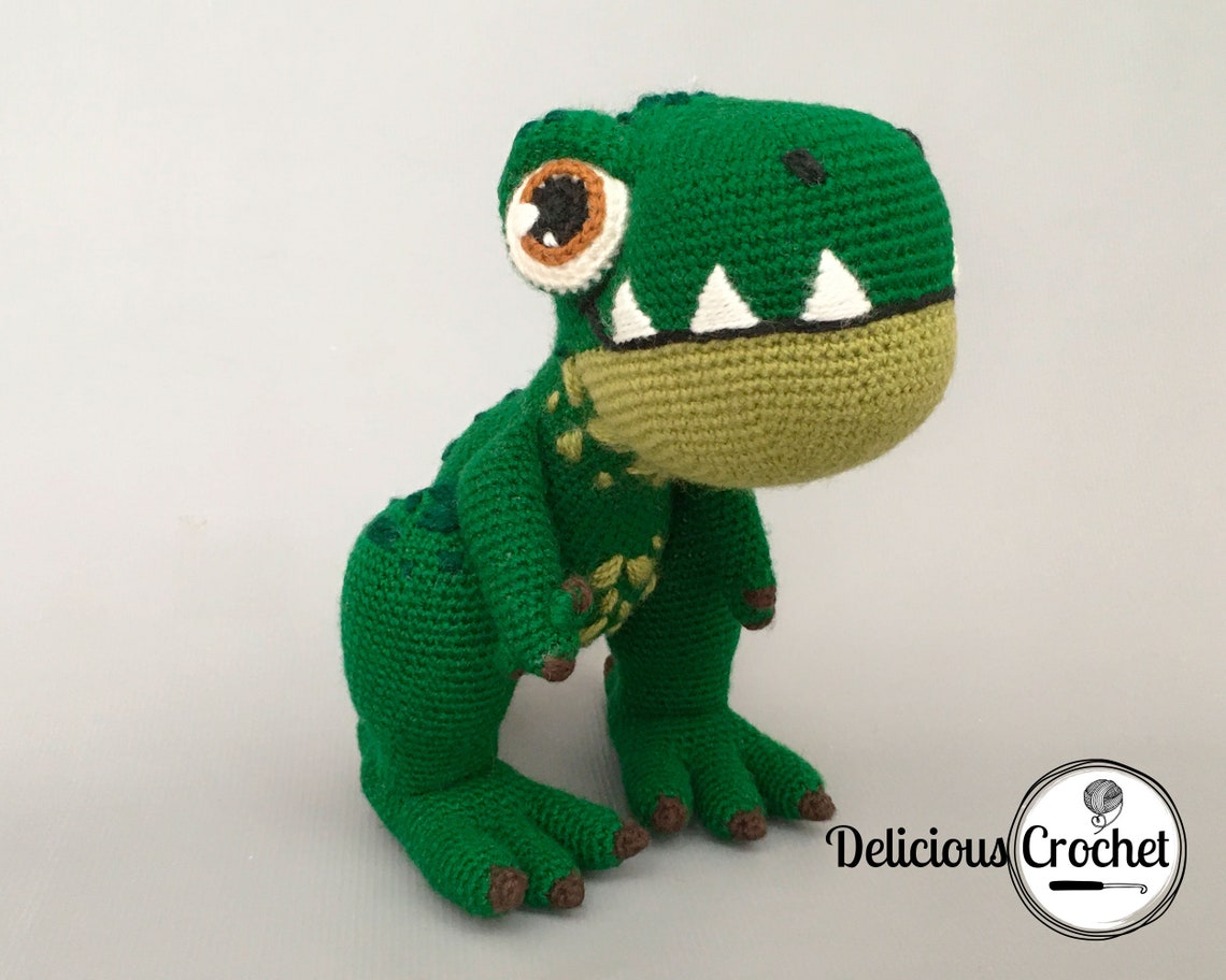 Amigurumi Pattern Crochet T-REX Dinosaur DIY Instant Digital | Etsy