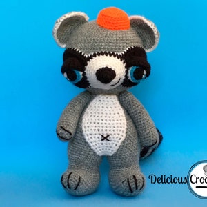 Amigurumi Pattern Crochet Raccoon Coon Randy Animal Doll Toy - Etsy