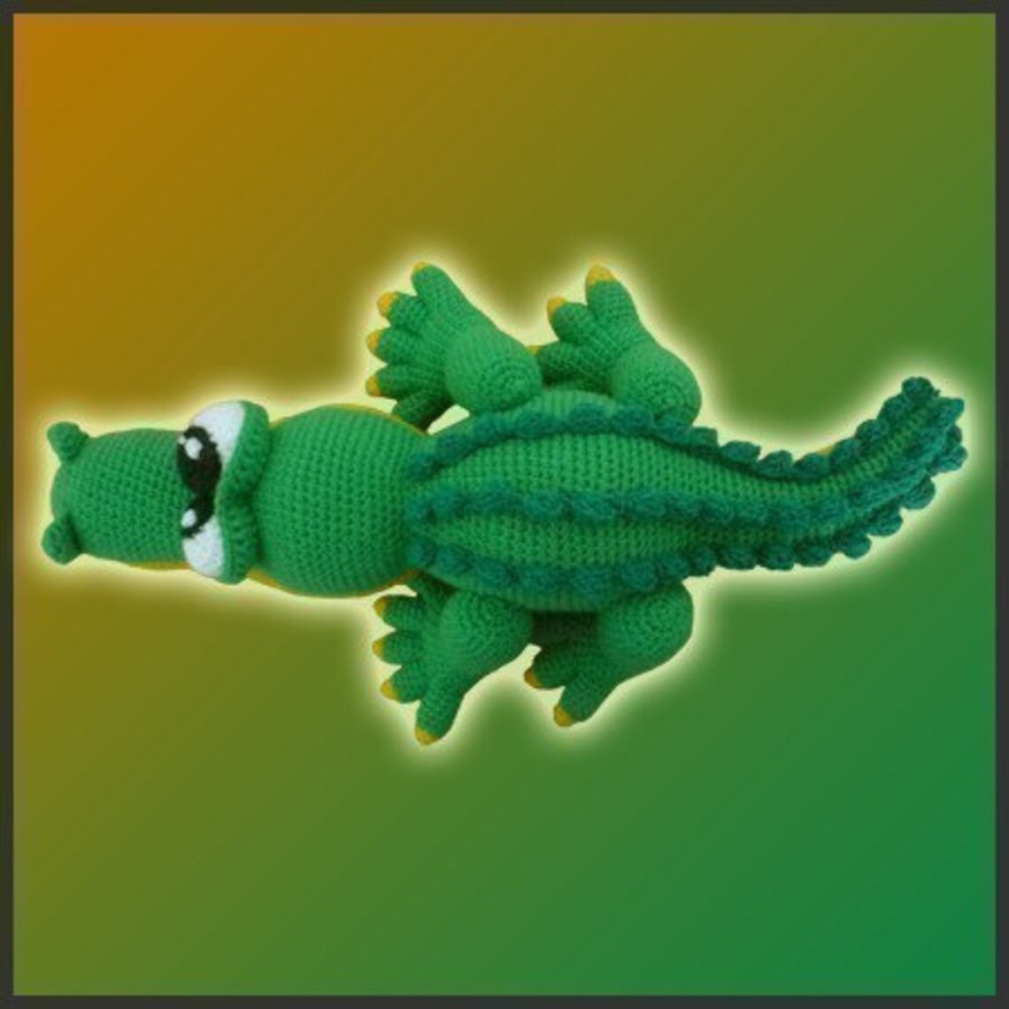 Amigurumi Pattern Crochet Baby Croco Crocodile DIY Digital - Etsy