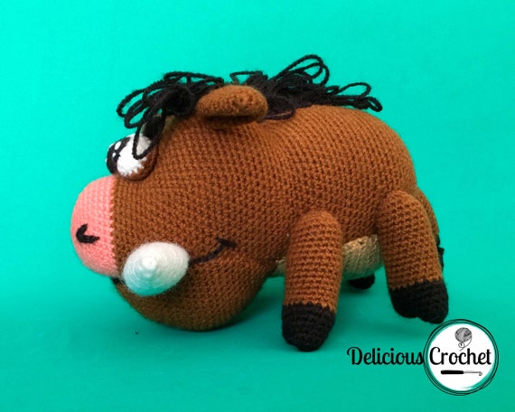 Amigurumi crochet toy Pumbaa Handmade PumbaaCrochet pig Crochet boar ...