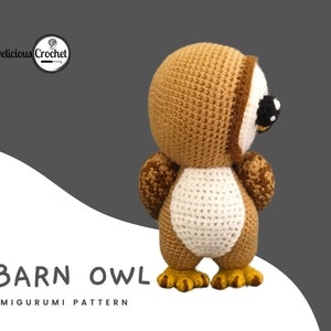 Amigurumi Pattern Crochet Barn Owl DIY Digital Download - Etsy