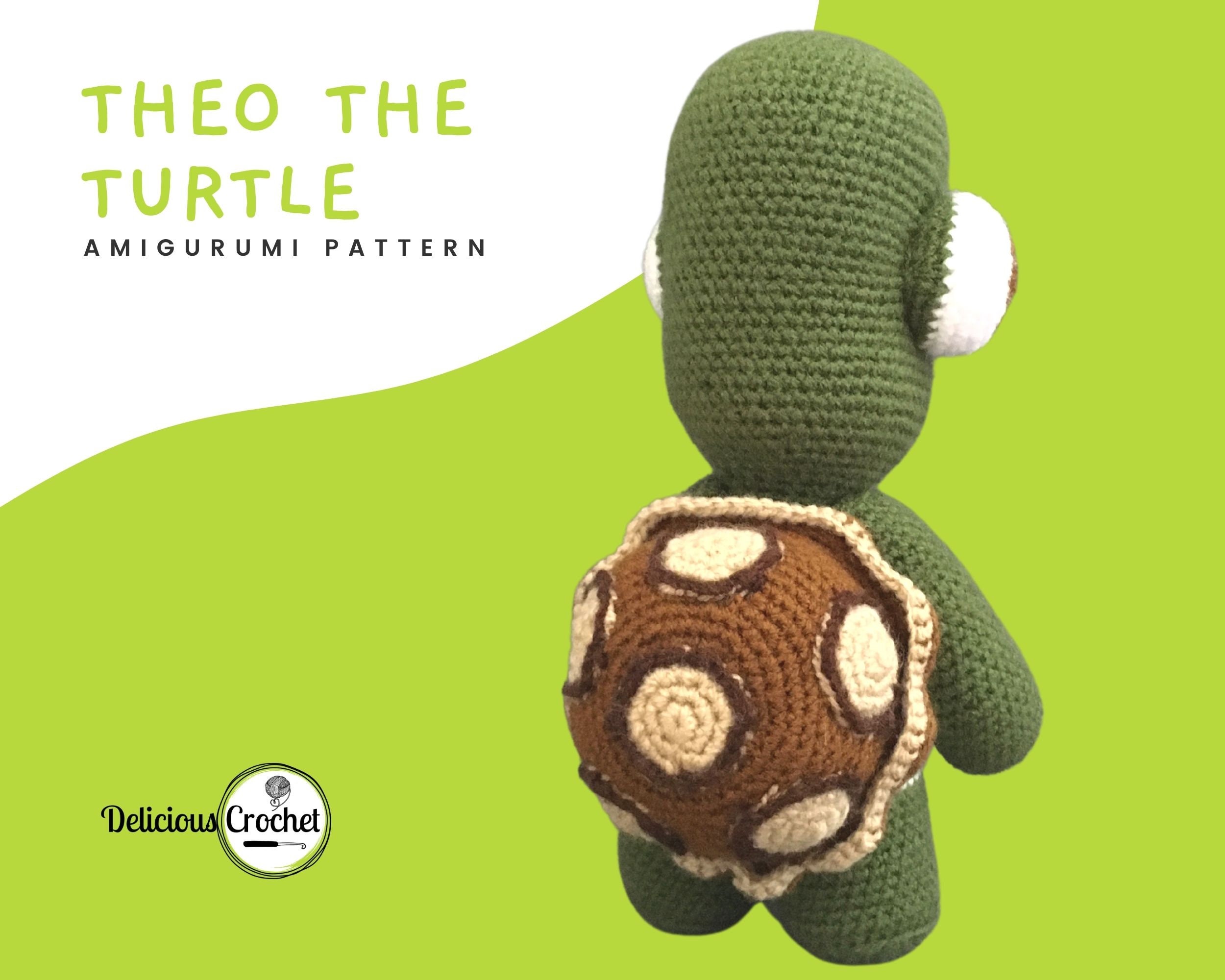 Amigurumi Pattern Crochet Turtle Tortoise With Removable Shell - Etsy