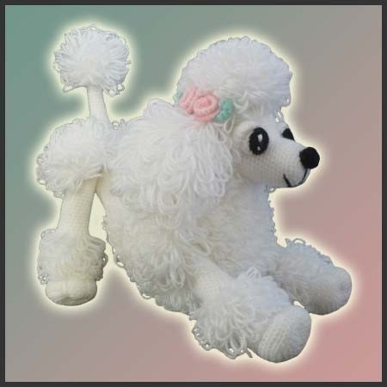 Amigurumi Pattern Crochet Lara Poodle Toy DIY Digital Download - Etsy