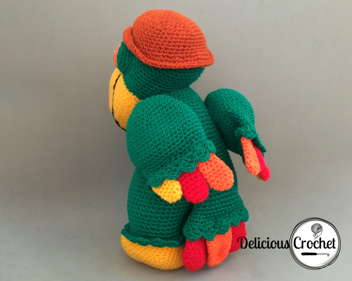 Amigurumi Patron Crochet Loro Perico Periquito Periquillo - Etsy España