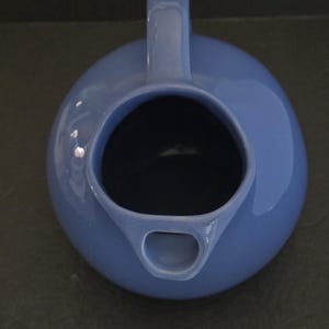 Vintage Periwinkle Blue Ball Pitcher - Etsy