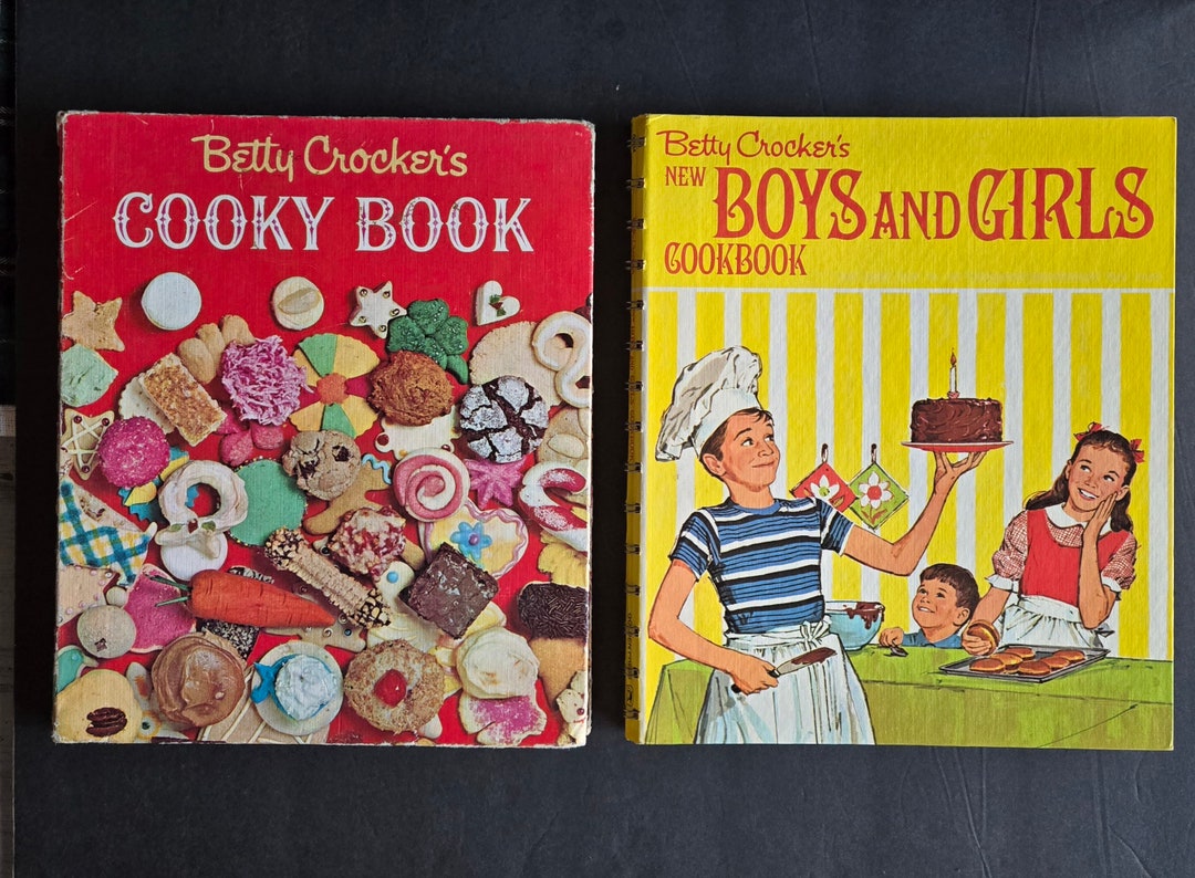 Two Vintage Betty Crocker Spiral Bound Cookbooks 1963 Cooky Book and ...