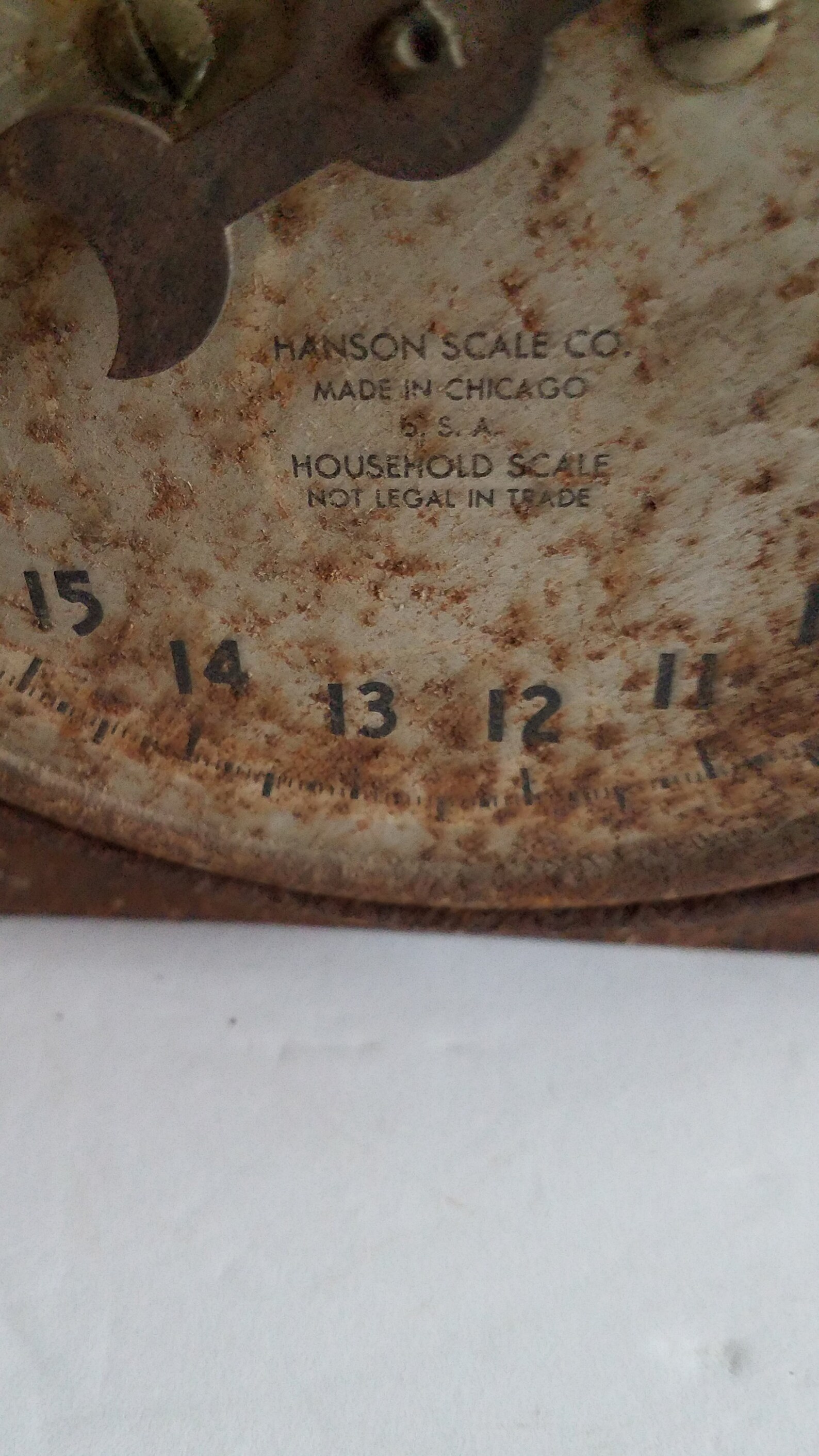Vintage Rusty Wayrite Hanson 25 Pound Scale Primitive Rustic - Etsy