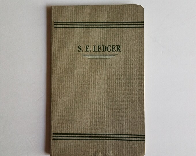 Vintage SE Ledger Account Record Book Herald Square Softbound 56 Pages ...
