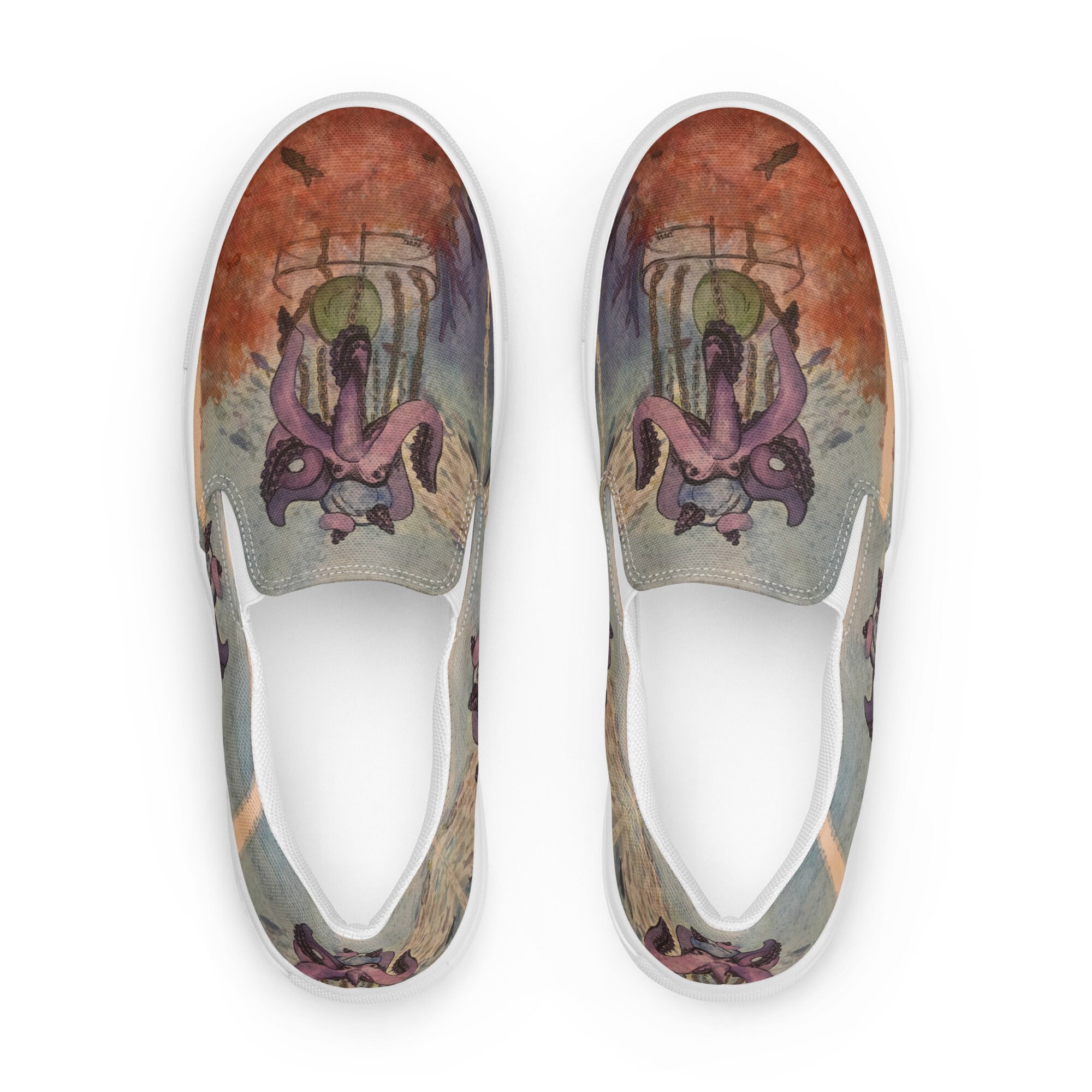 Disc Golf Art - Men’s Slip-on Canvas Shoes - Etsy