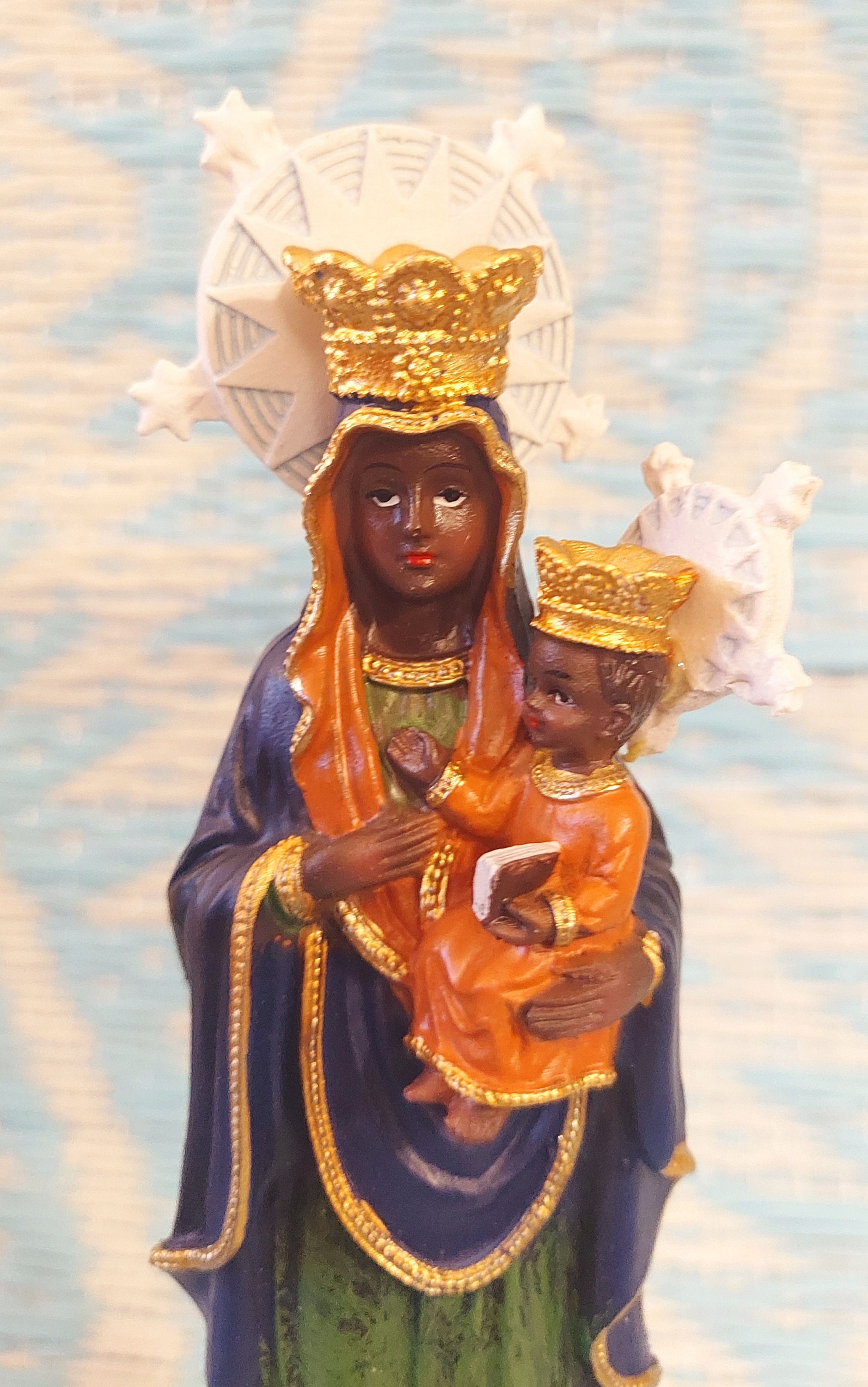 Erzulie Dantor Statue Ezili Danto 9 Figure Vodou Lwa Loa Haitian Vodun ...