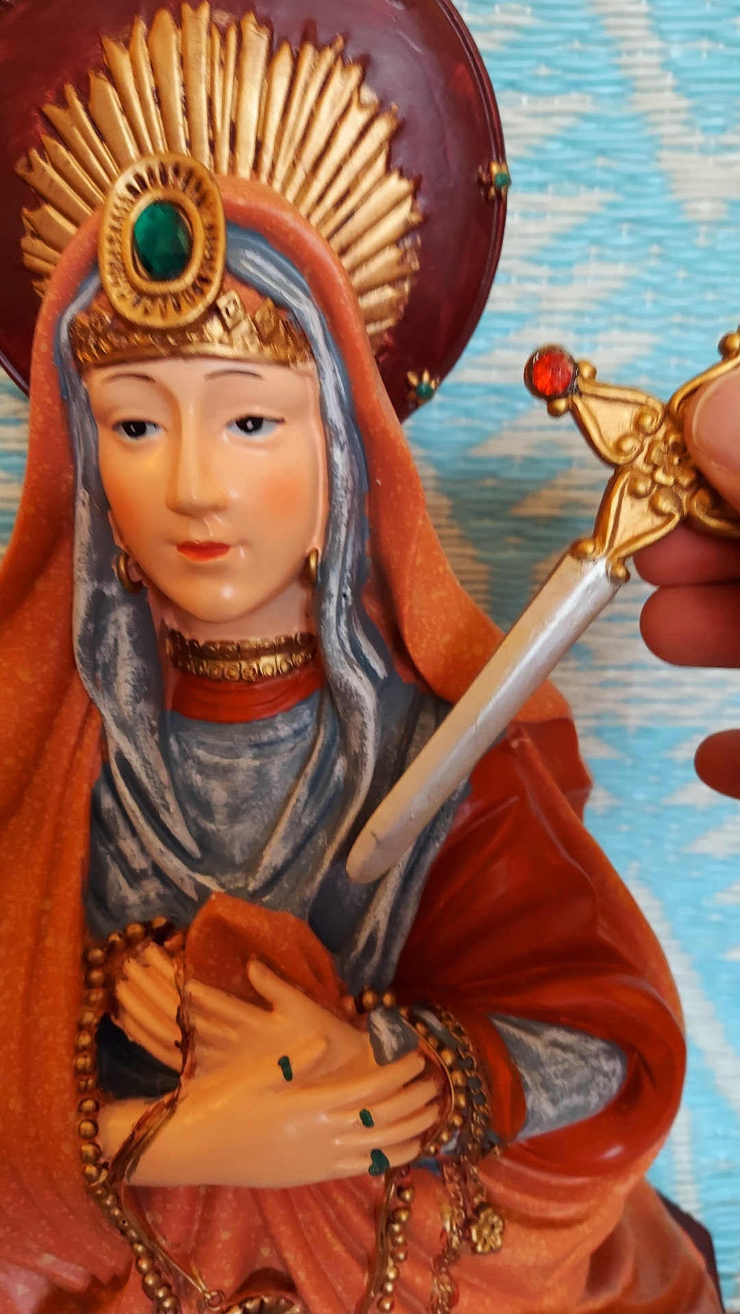 Erzulie Freda Statue Image Ezili Fweda Lwa Figure Lwa Loa Haitian Vodun ...