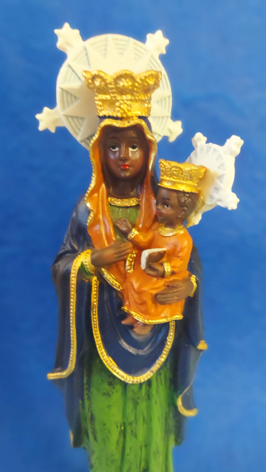 Erzulie Dantor Statue Ezili Danto 9 Figure Vodou Lwa Loa Haitian Vodun ...