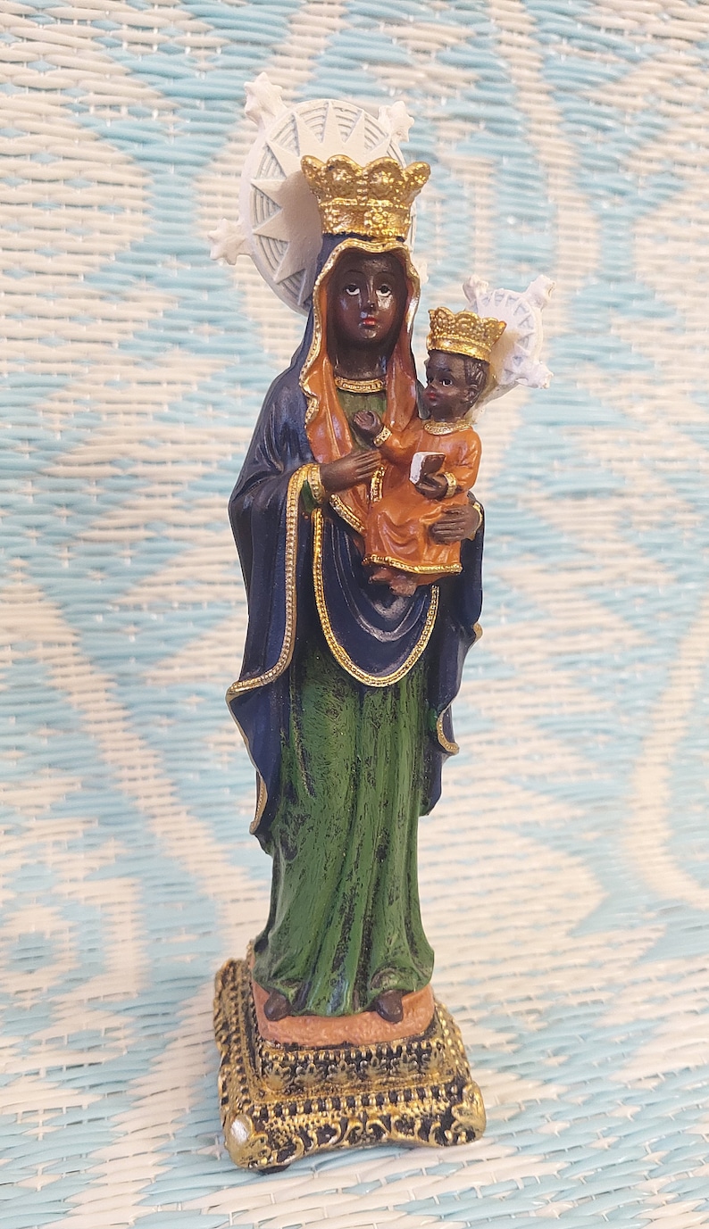 Erzulie Dantor Statue Ezili Danto 9 Figure Vodou Lwa Loa Haitian Vodun ...