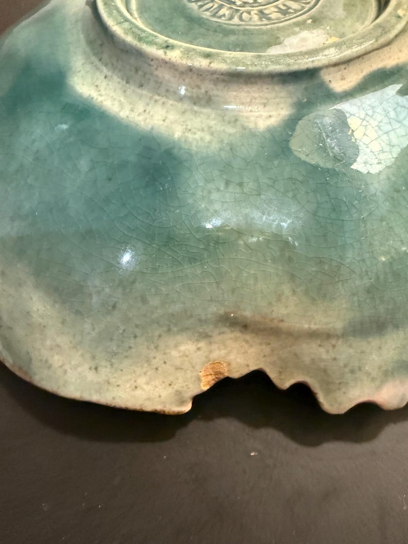 Antique 19th Century Griffin, Smith & Hill Etruscan Majolica Oak Leaf Tray – Marked – 8 ...