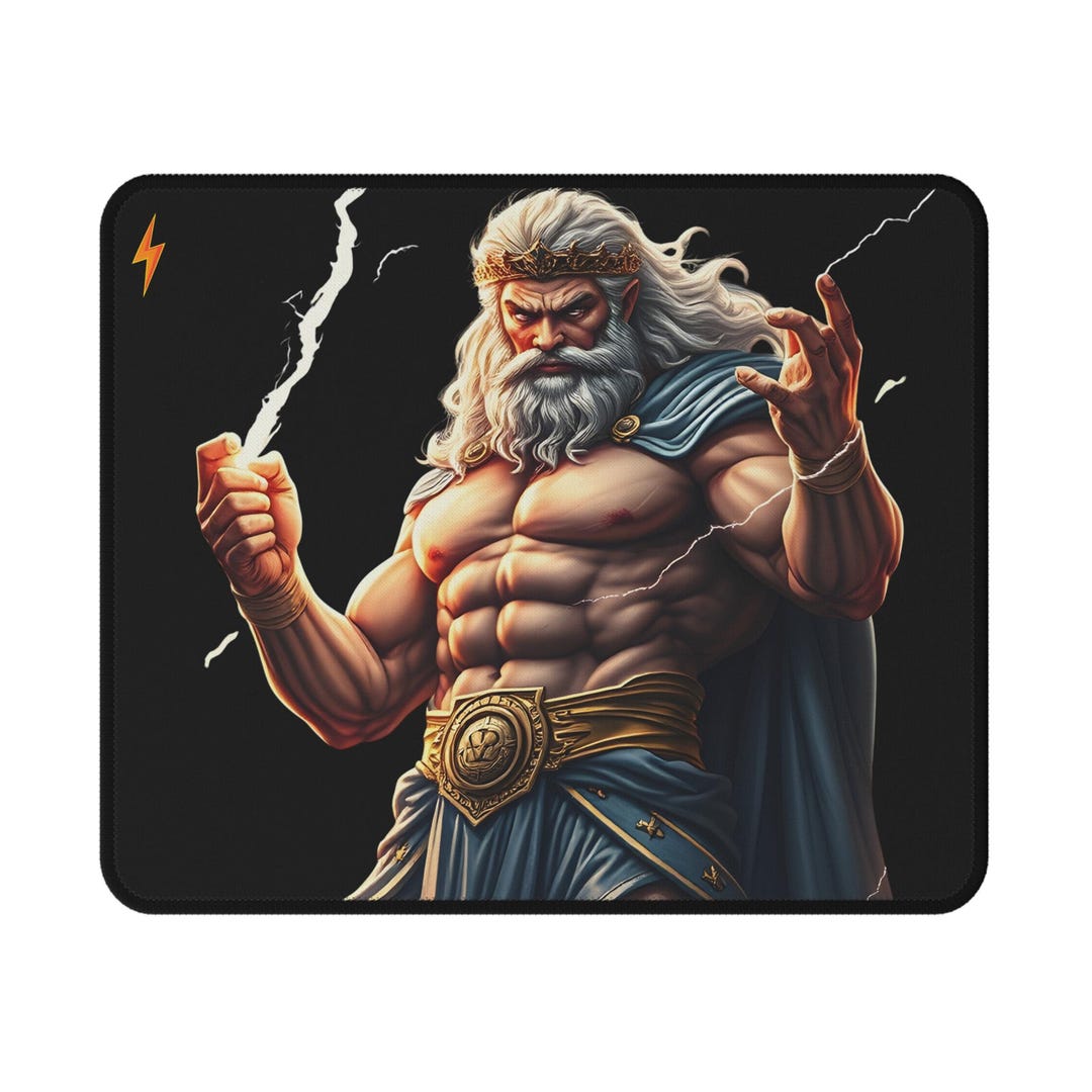 Greek Gods Gaming Mouse Pad, Zeus, Hades, Aphrodite, Athena, Poseidon ...