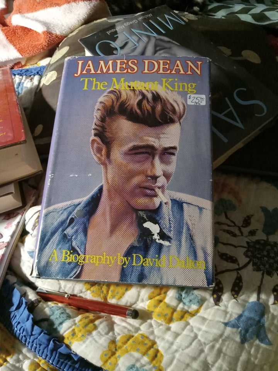 Vintage James Dean the Mutant King by David Dalton HC 1972 Gay Interest ...