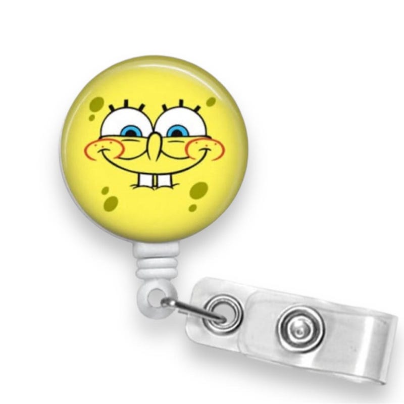 Spongebob Name Tag - Etsy