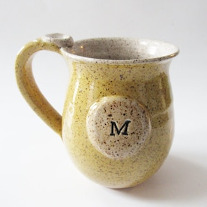 Monogram Mug, Mug With Initial, Mug With Letter, Unique Gift Idea, Wabi ...