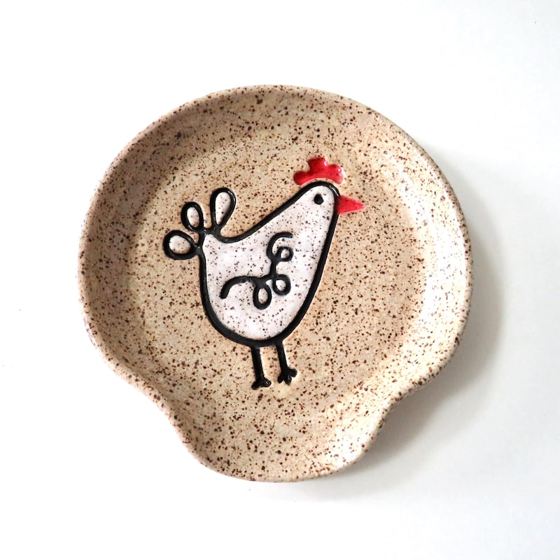 Pottery Spoon Rest Funny - Etsy