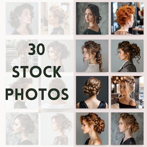Hairstyle Photos, Woman Hairstyles, Images for Social Media, Hair Stock ...