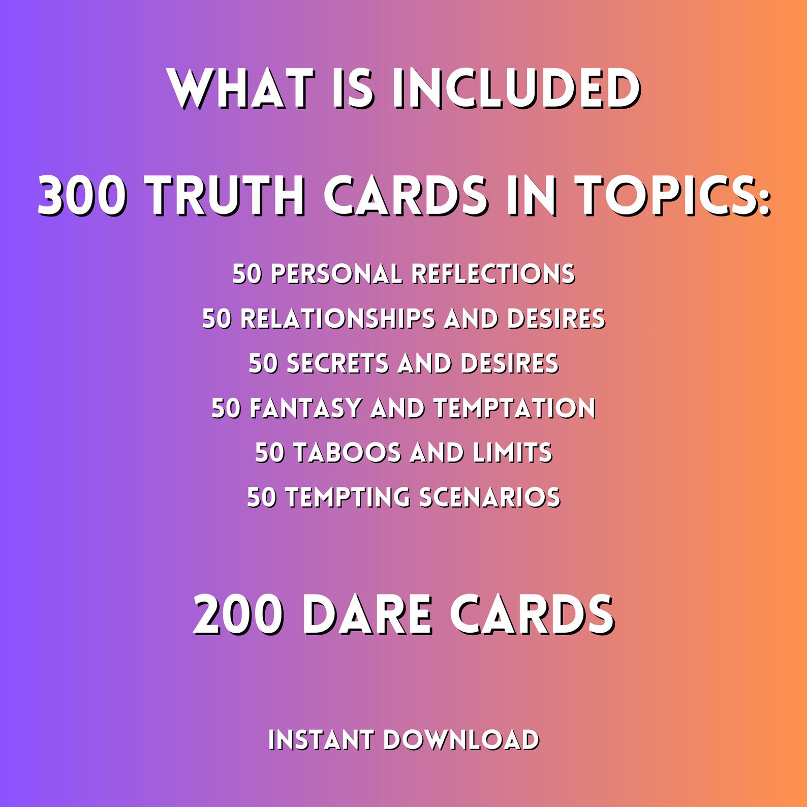 Truth or Dare Game, Printable Board Game, Fun Drinking Games, Games ...