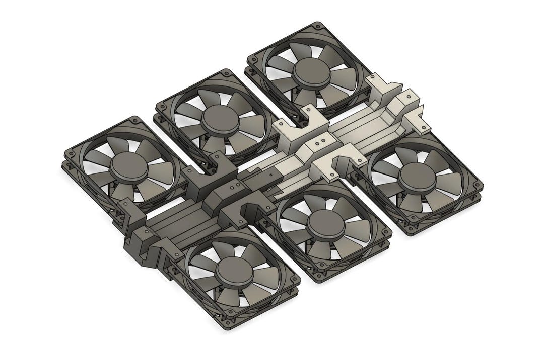 Server Rack Fan Bracket: 36-inch, Fits Startech RK2236BKFR - Etsy