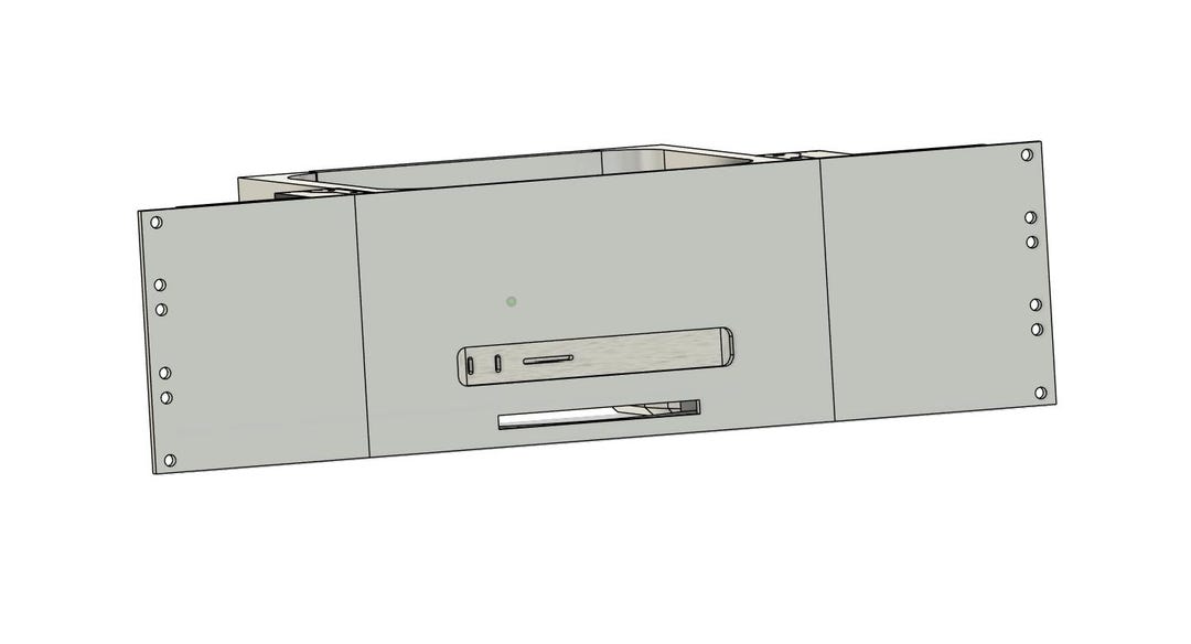 Mac Studio Rack Mount – 3U 19" With DIN Rail & Tether Support - Etsy