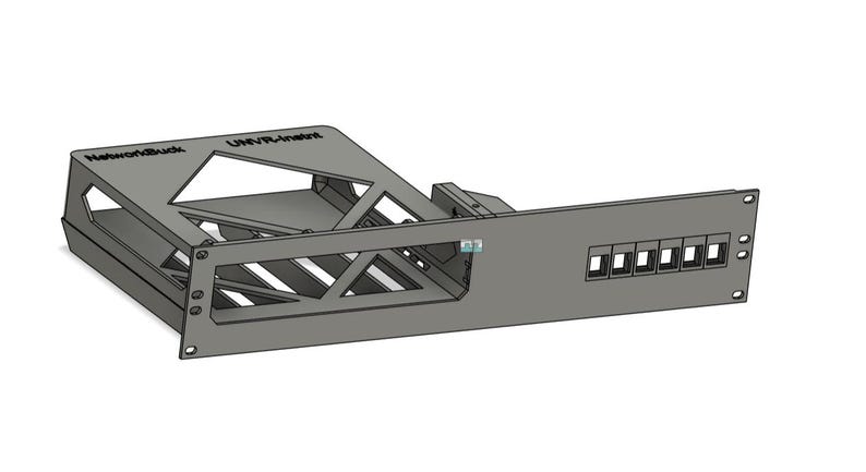 Unifi UNVR – 2U Rack Mount (19-inch) With 6 Keystone Cutouts - Etsy