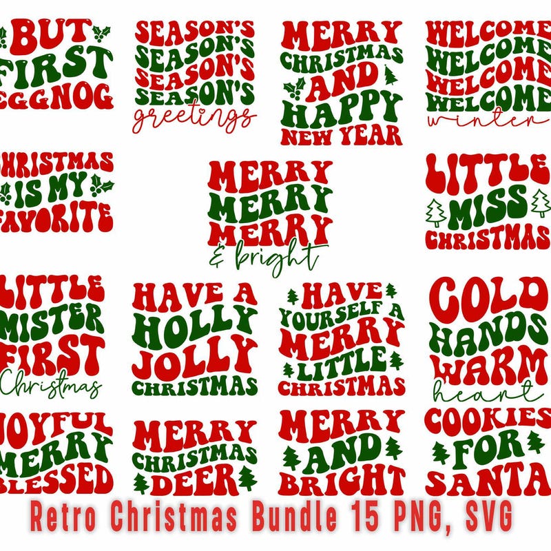 Simple Christmas Svg - Etsy