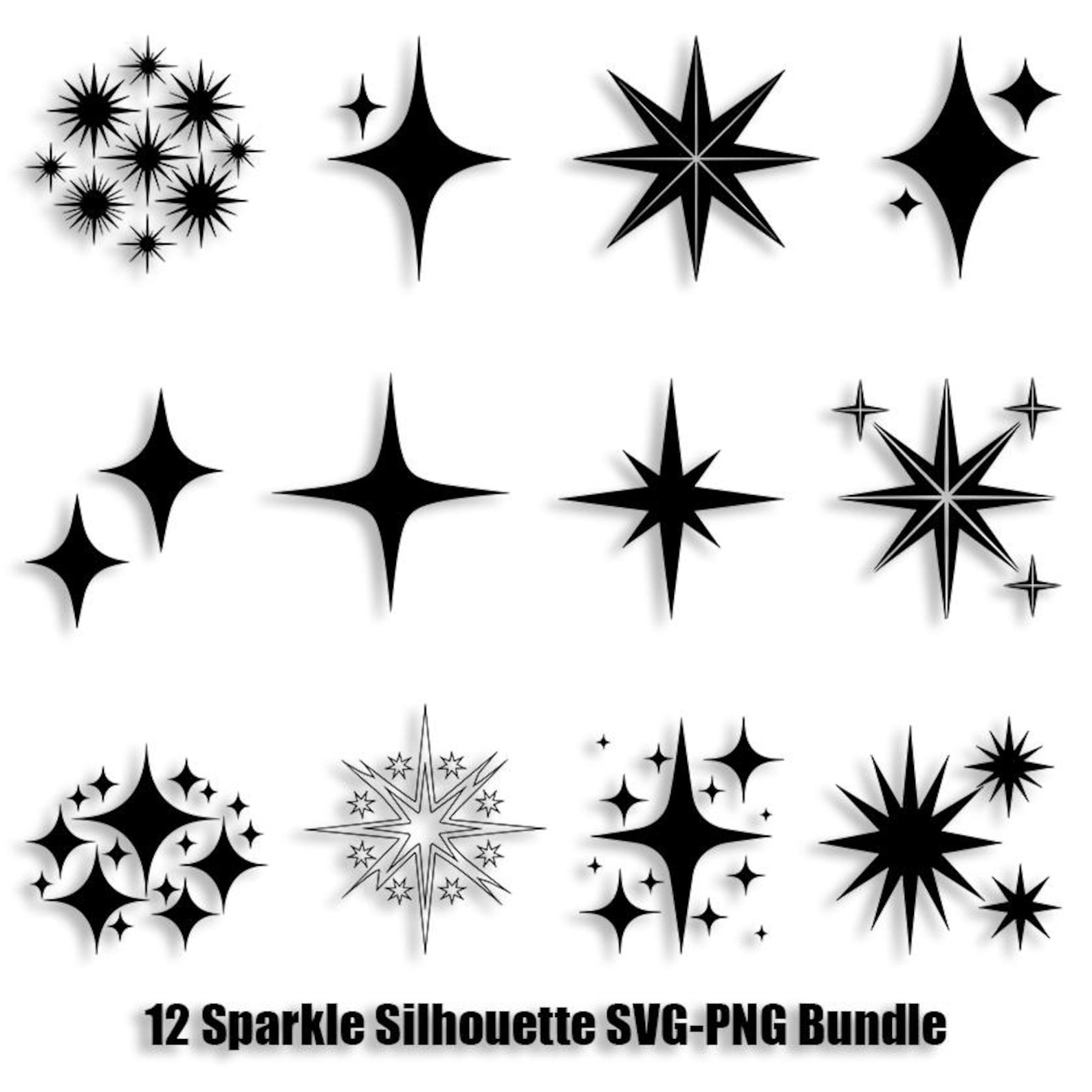 PARKLE SVG, Stars SPARKLE Svg, Sparkle Svg Cut Files for Cricut ...