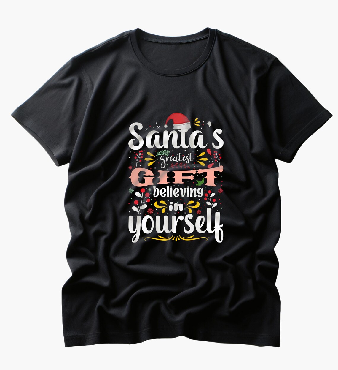 Christian Christmas PNG Bundle: Retro Santa, Bible Verse (digital ...