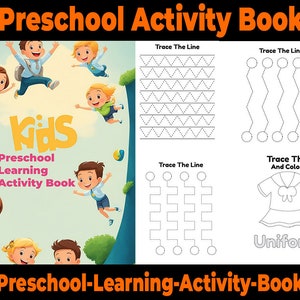 Preschool Learning Activity Book | Kids Activity Book Preschool ...