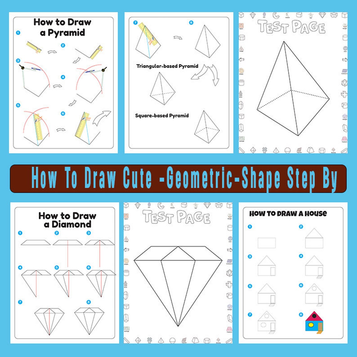 How to Draw Elements With Geometric Shapes, Learn Geometric Shapes ...