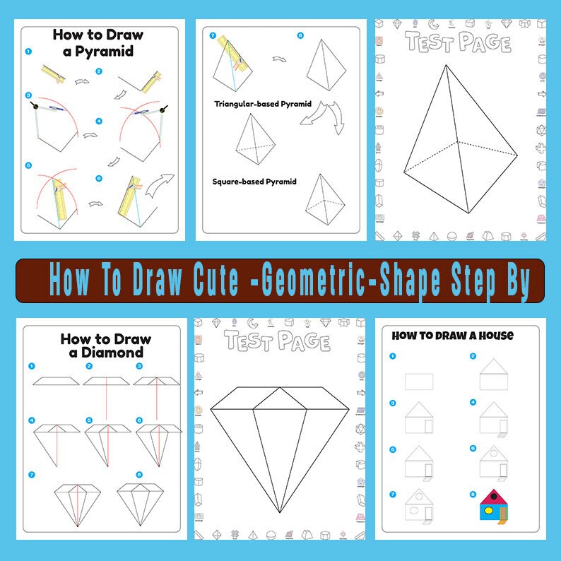 How to Draw Elements With Geometric Shapes, Learn Geometric Shapes ...