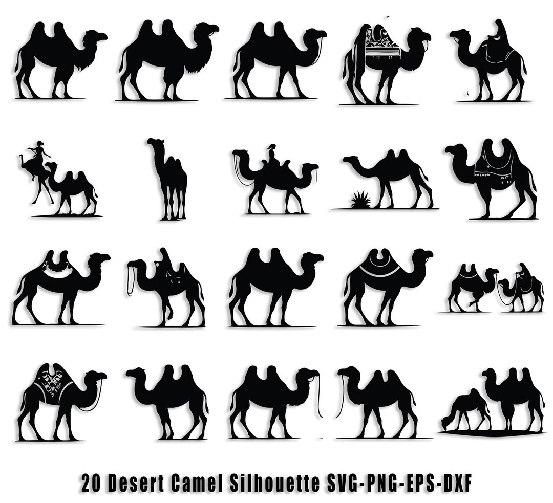 Camel Svg Png Bundle, Camel Clipart, Camel Silhouette, Camel Vector, Camel Cut File, Camel ...