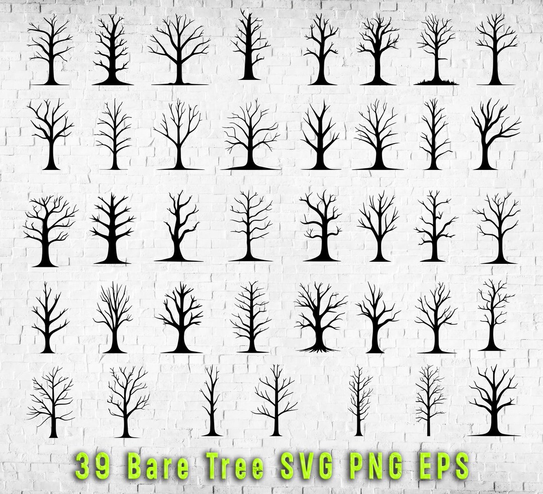 Bare Tree Svg Bundle, Tree of Life Svg Bundle, Tree Bundle Svg, Tree of ...