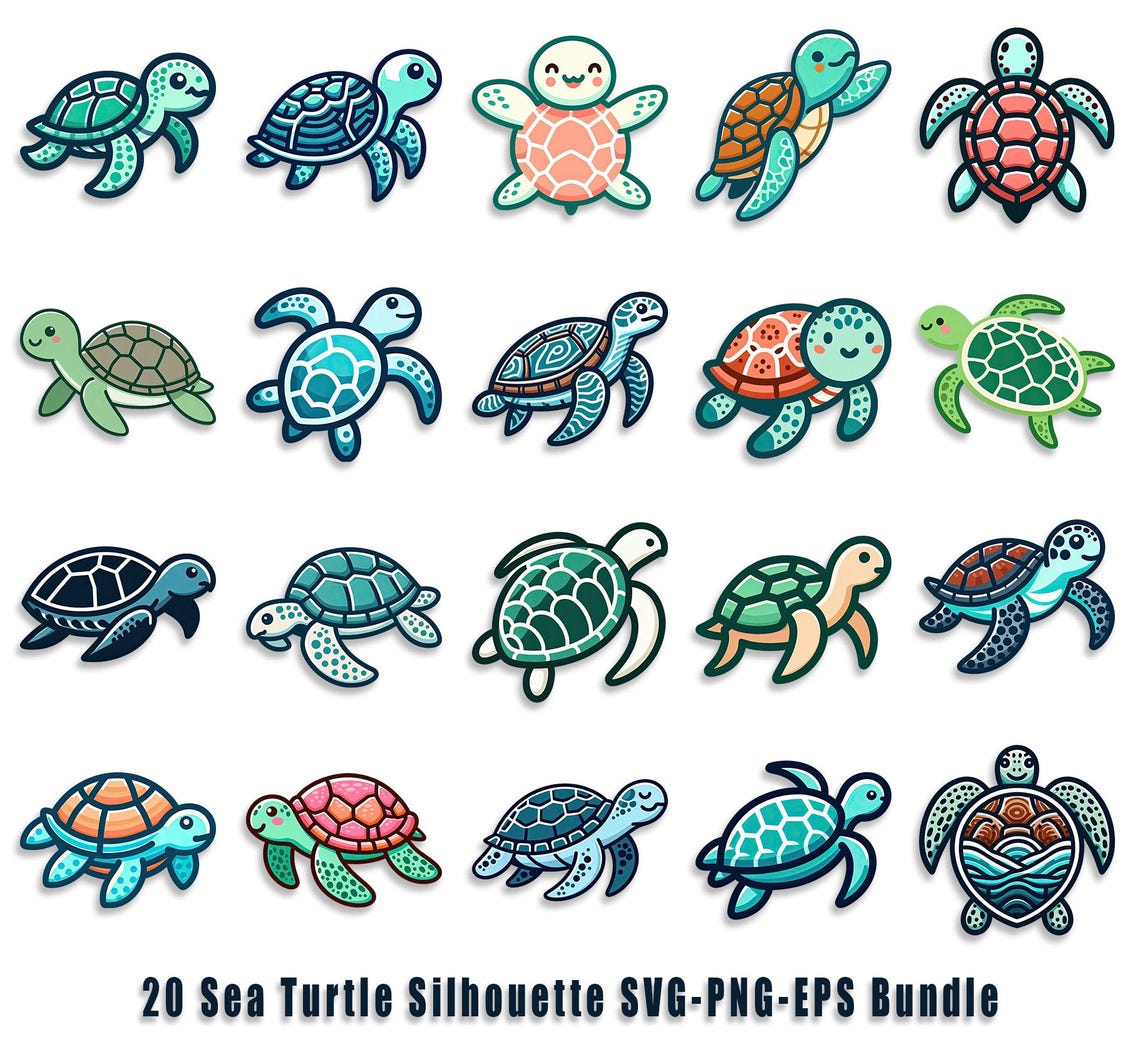 TURTLE SVG, Sea Turtle Svg, Sea Turtles DESIGNS Clipart, Turtle Svg ...