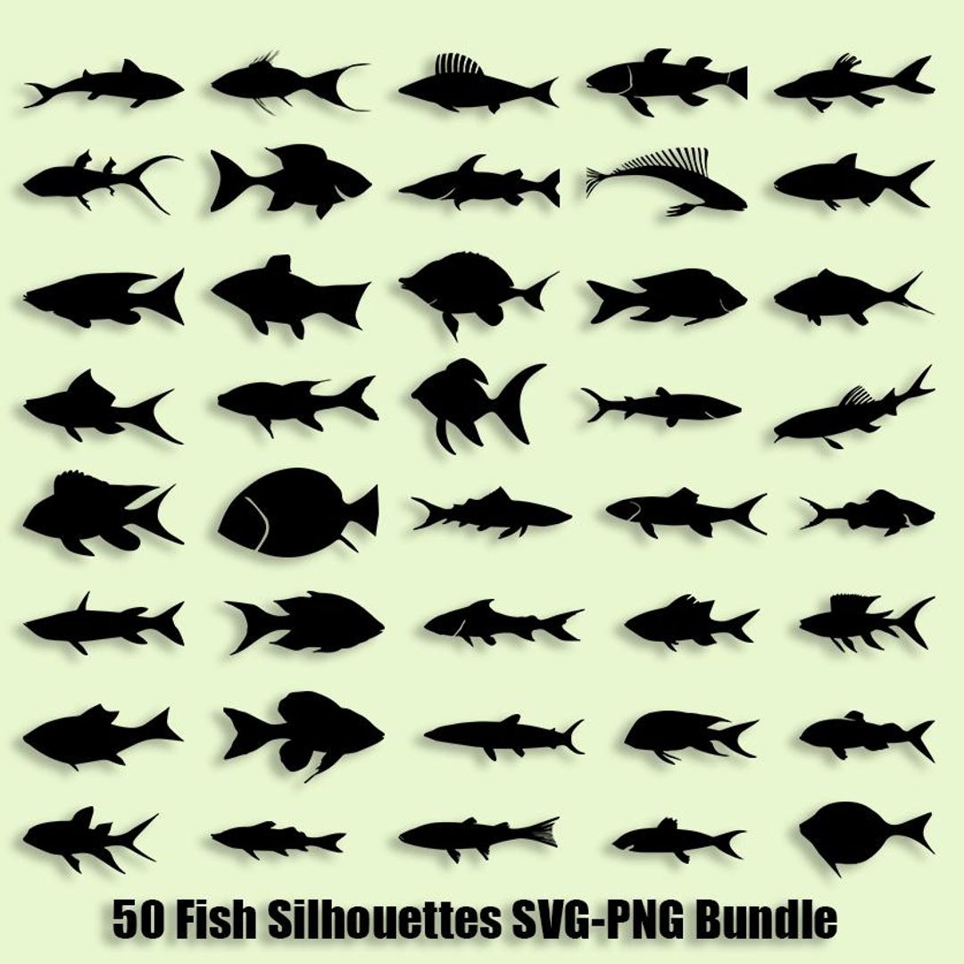 Fish SVG Bundle, Fish SVG, Fish Vector, Tropical Fish Svg, Fish ...