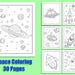 Space Coloring Book: 30 Astronaut, Rocket & Planet Pages (PDF) - Etsy