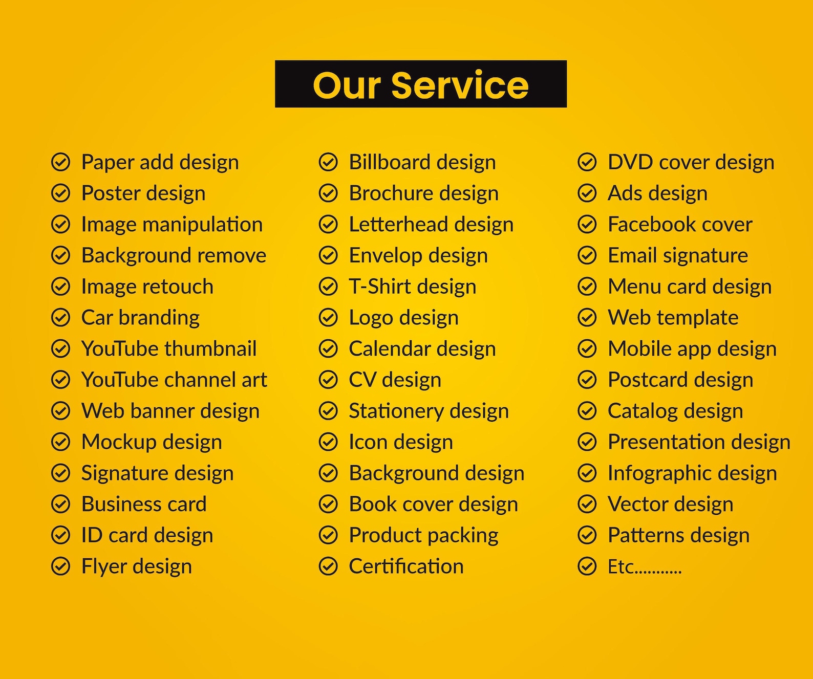 Custom Graphic Design Services: Logo, Business Card, & More - Etsy