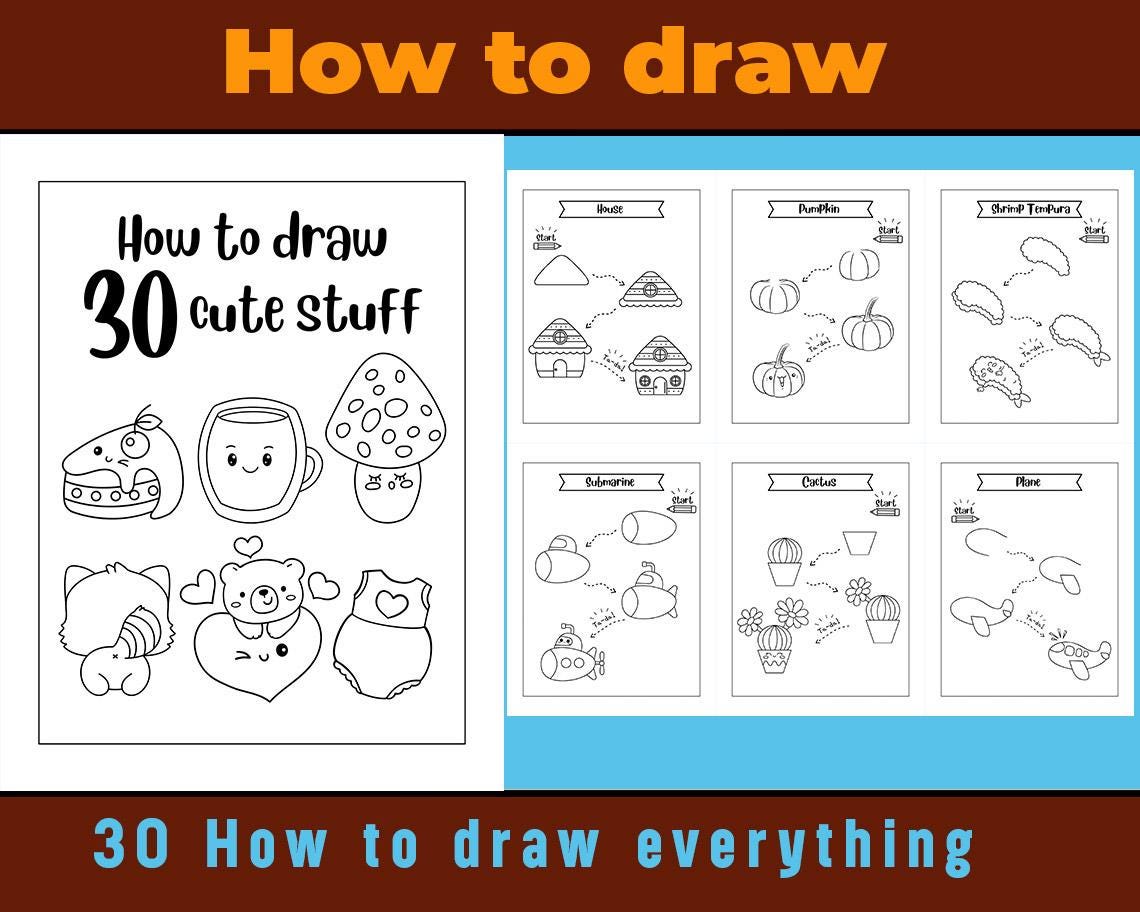 How to Draw Step by Step for Kids, How to Draw Everythin Step by Step ...