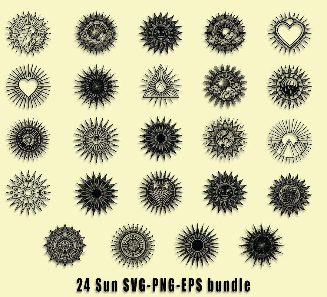 Sun Svg , Sunrise Svg , Sun Svg for Cricut , Sunrise Clipart , Sunrise ...