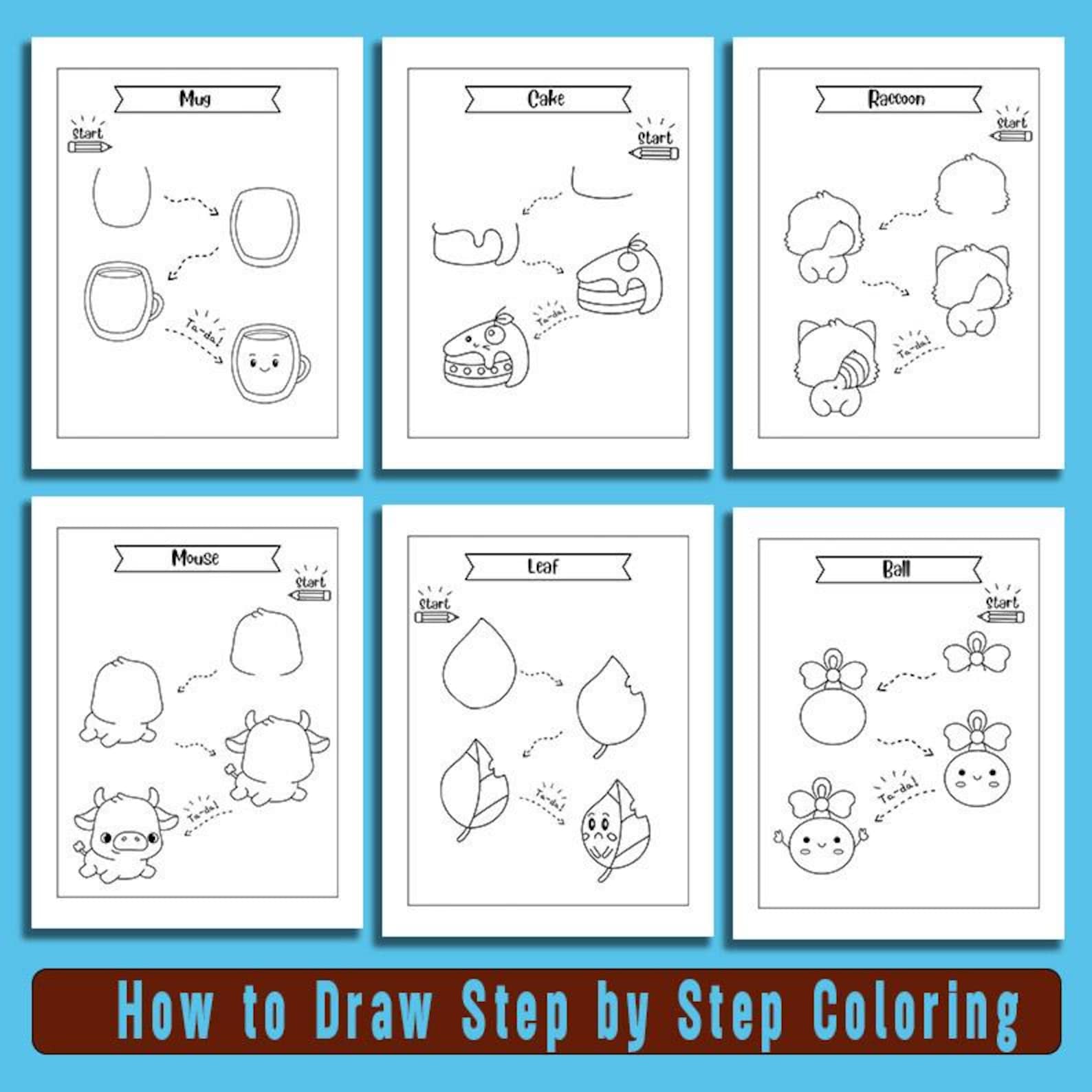 How to Draw Step by Step for Kids, How to Draw Everythin Step by Step ...