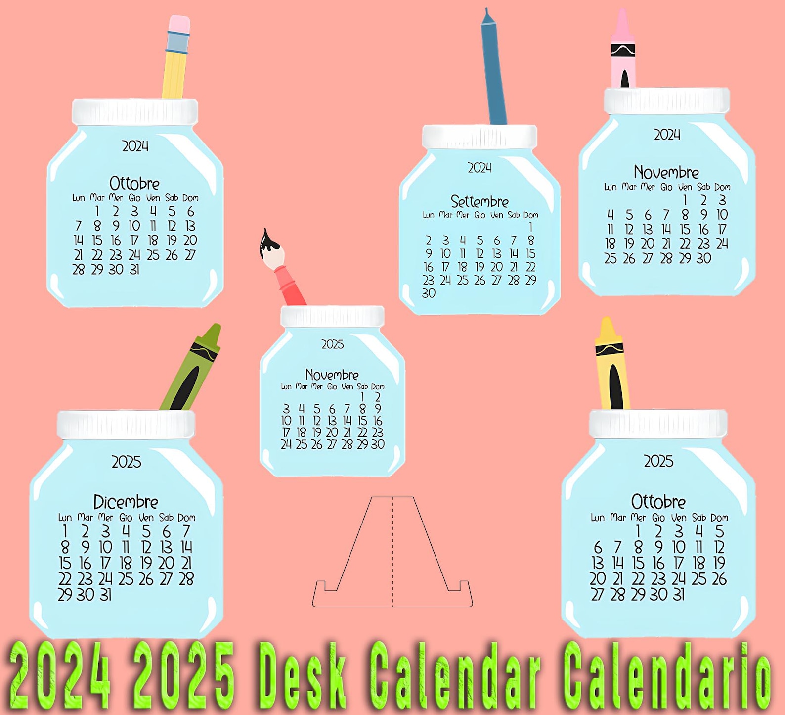 Calendar PNG, Canning Jar Calendar Png, Desktop Calendar Svg, Printable ...