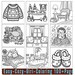 Bold Easy Girl Coloring Pages Set One 100 Pages Cozy Adorable Creepy ...