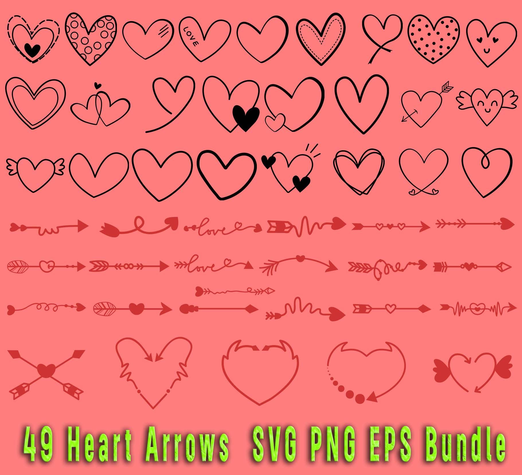Arrow With Heart SVG, Heart Arrow SVG, Heart Arrow Clipart, Heart Arrow ...